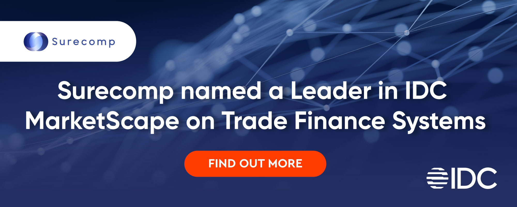 Surecomp named a Leader in IDC MarketScape on Trade Finance Systems